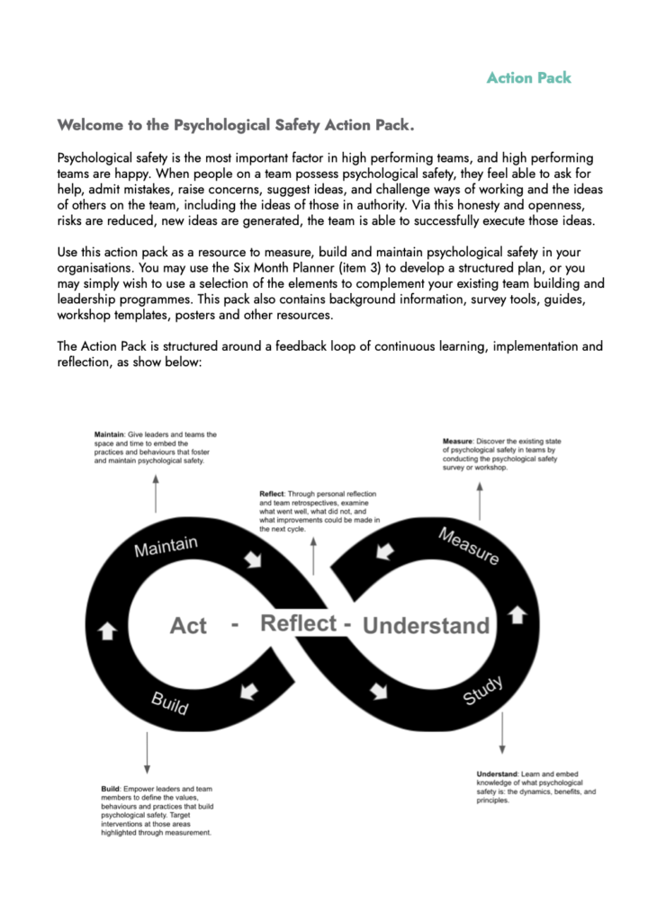 Psychological Safety Sample PDF - Psych Safety