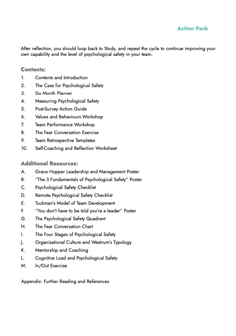 Psychological Safety Sample PDF - Psych Safety