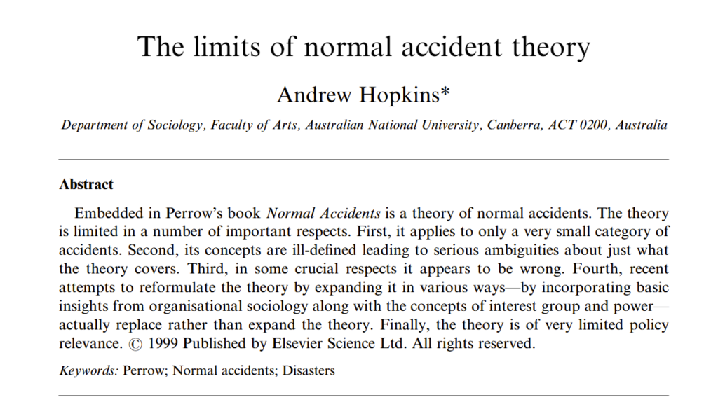 Paper Collection on Power, Safety, Authority Gradients, and more ...