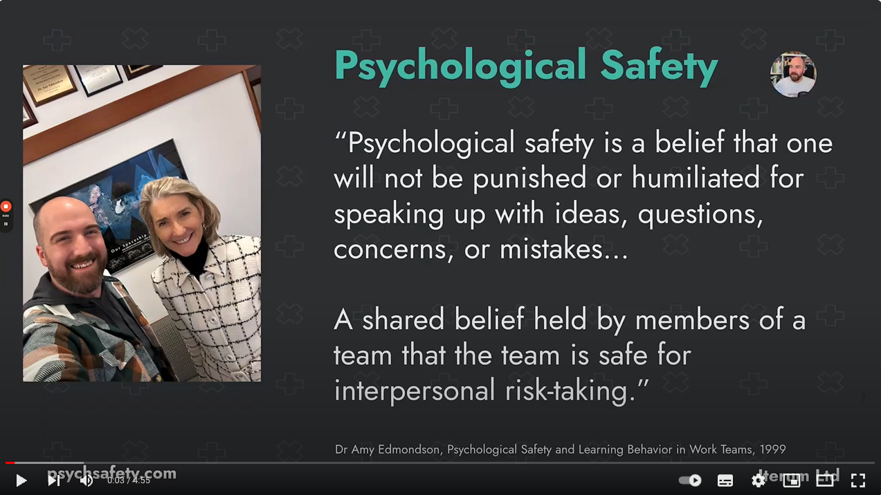 Psychological Safety Videos - Psych Safety