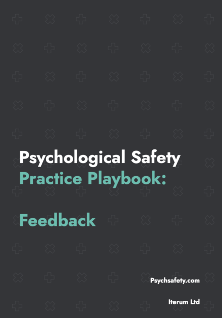 Psychological Safety vs a "Safe Space" - Psych Safety